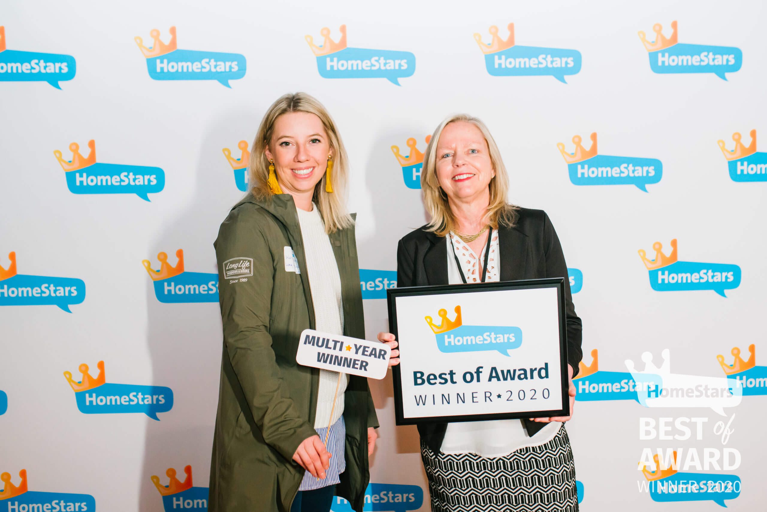 Press Release: HomeStars Best of Award Winner 2020 | Long Life